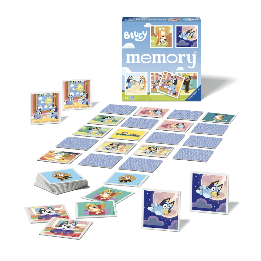 Ravensburger Bluey Memory Game — Spoilt Gift & Homewares