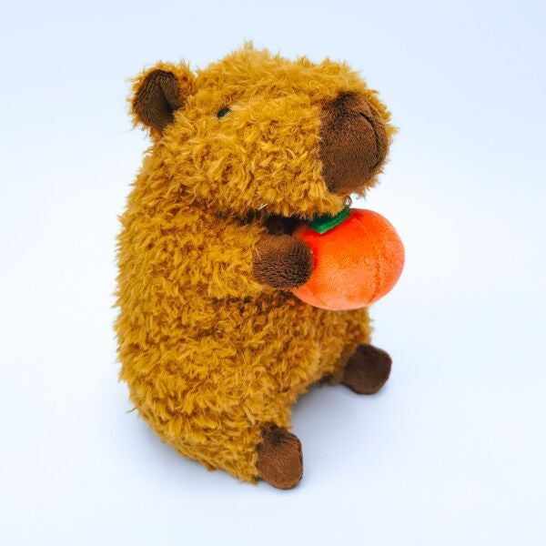 Curly Capybara Soft Toy Brown 18cm — Spoilt Gift & Homewares