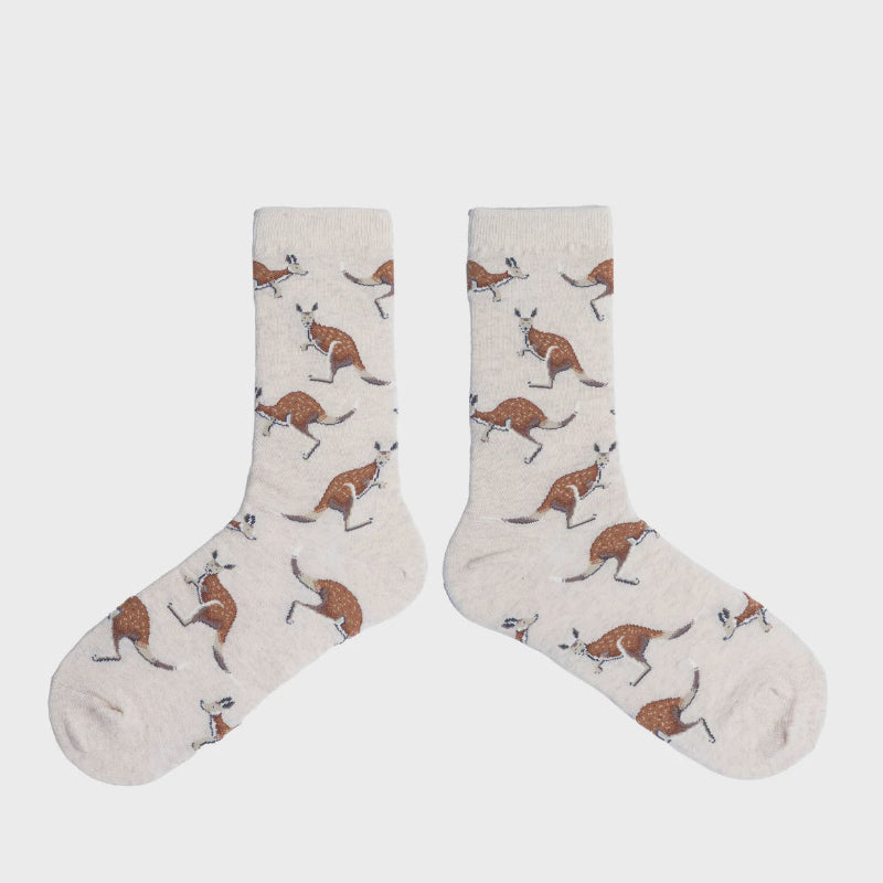 Kanga Kicks Kangaroo Socks Womens — Spoilt Gift & Homewares