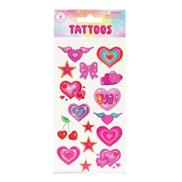Heart & Stars Temporary Tattoos — Spoilt Gift & Homewares