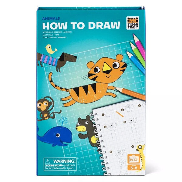 Tiger Tribe How to Draw Animals — Spoilt Gift & Homewares