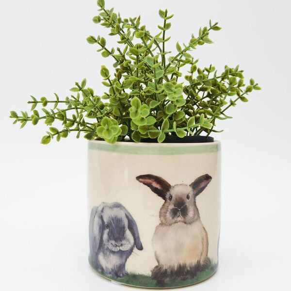 Urban Products Bunny Planter Pot Brown 11cm — Spoilt Gift & Homewares