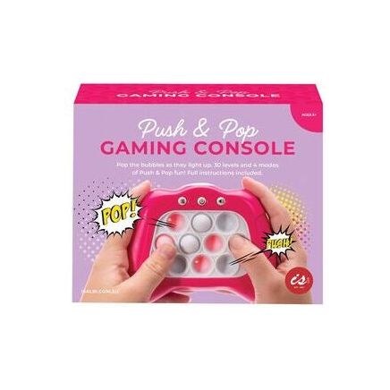 Push & Pop Game Console Pink — Spoilt Gift & Homewares