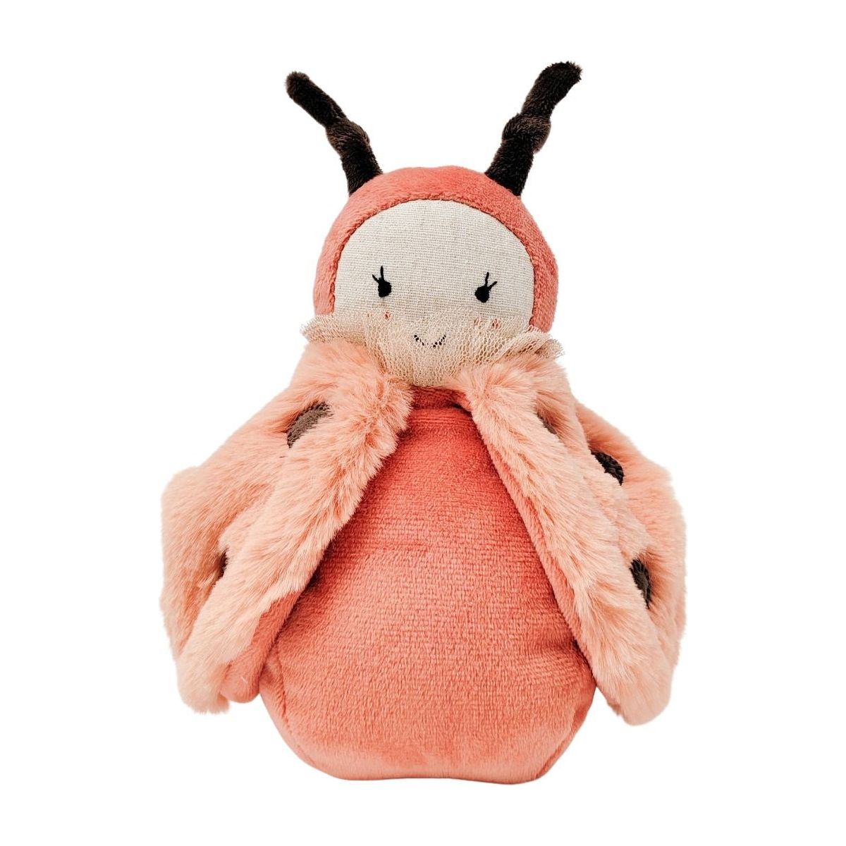 Lady Bug Soft Toy Pink 18cm — Spoilt Gift & Homewares
