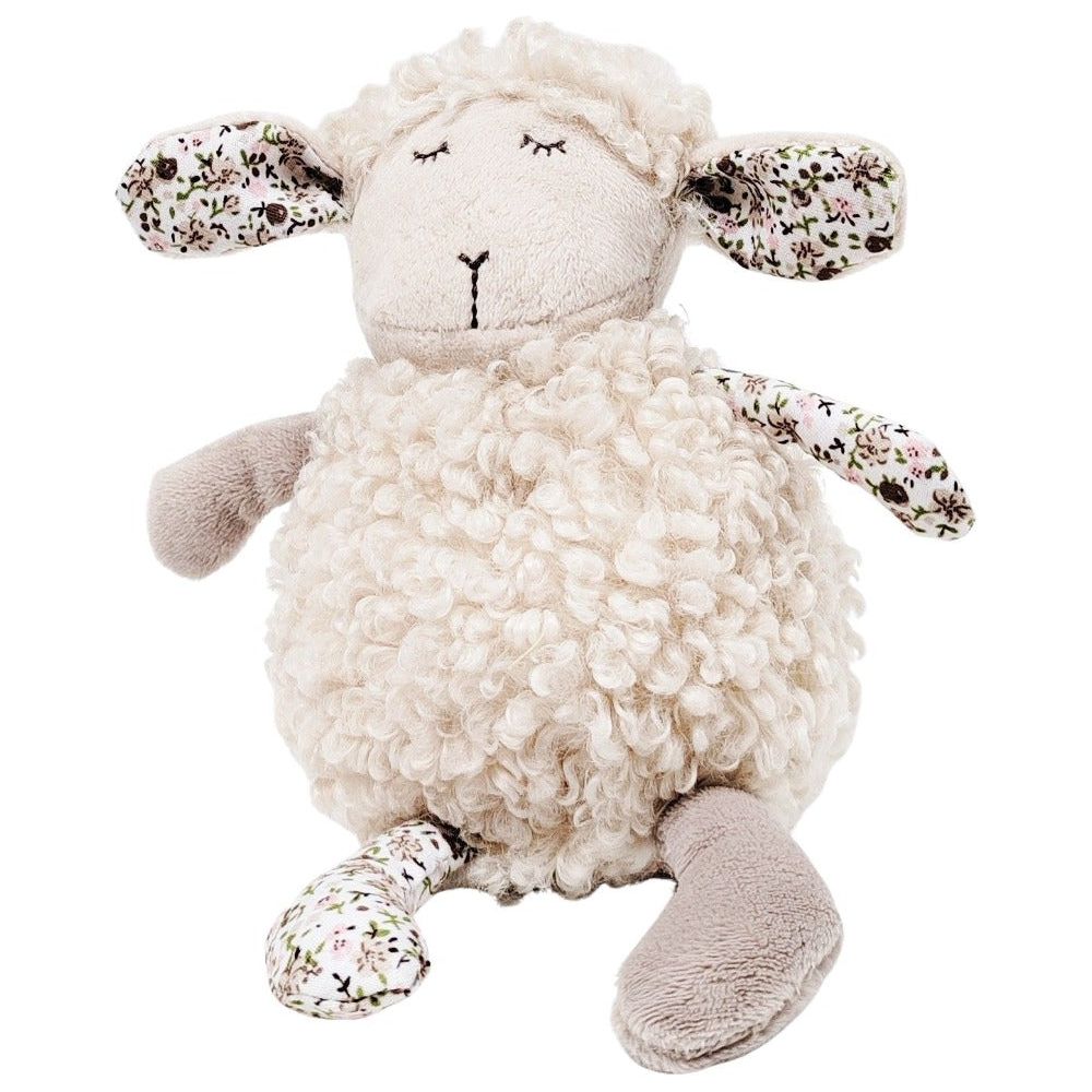 Sheep Rattle White 17cm — Spoilt Gift & Homewares