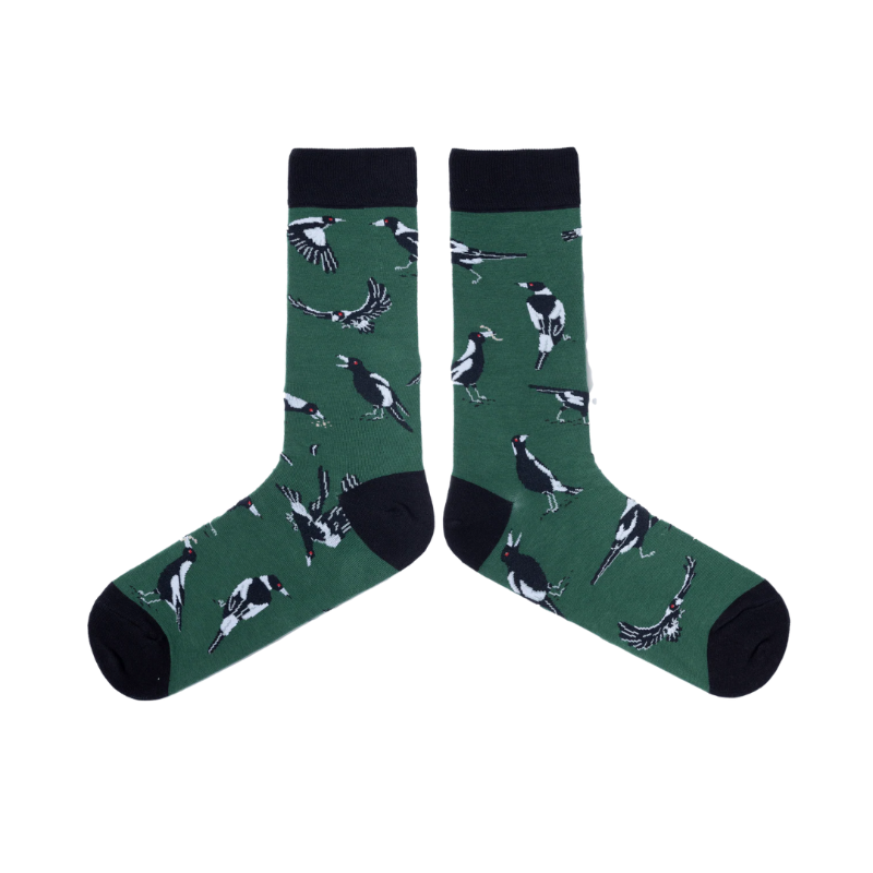 Swoop! There It Is Magpie Socks Mens — Spoilt Gift & Homewares